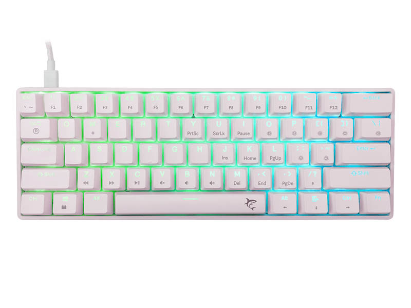 Техномаркет - Keyboard White Shark Gaming Shinobi 2 60% Mechanical RGB ...